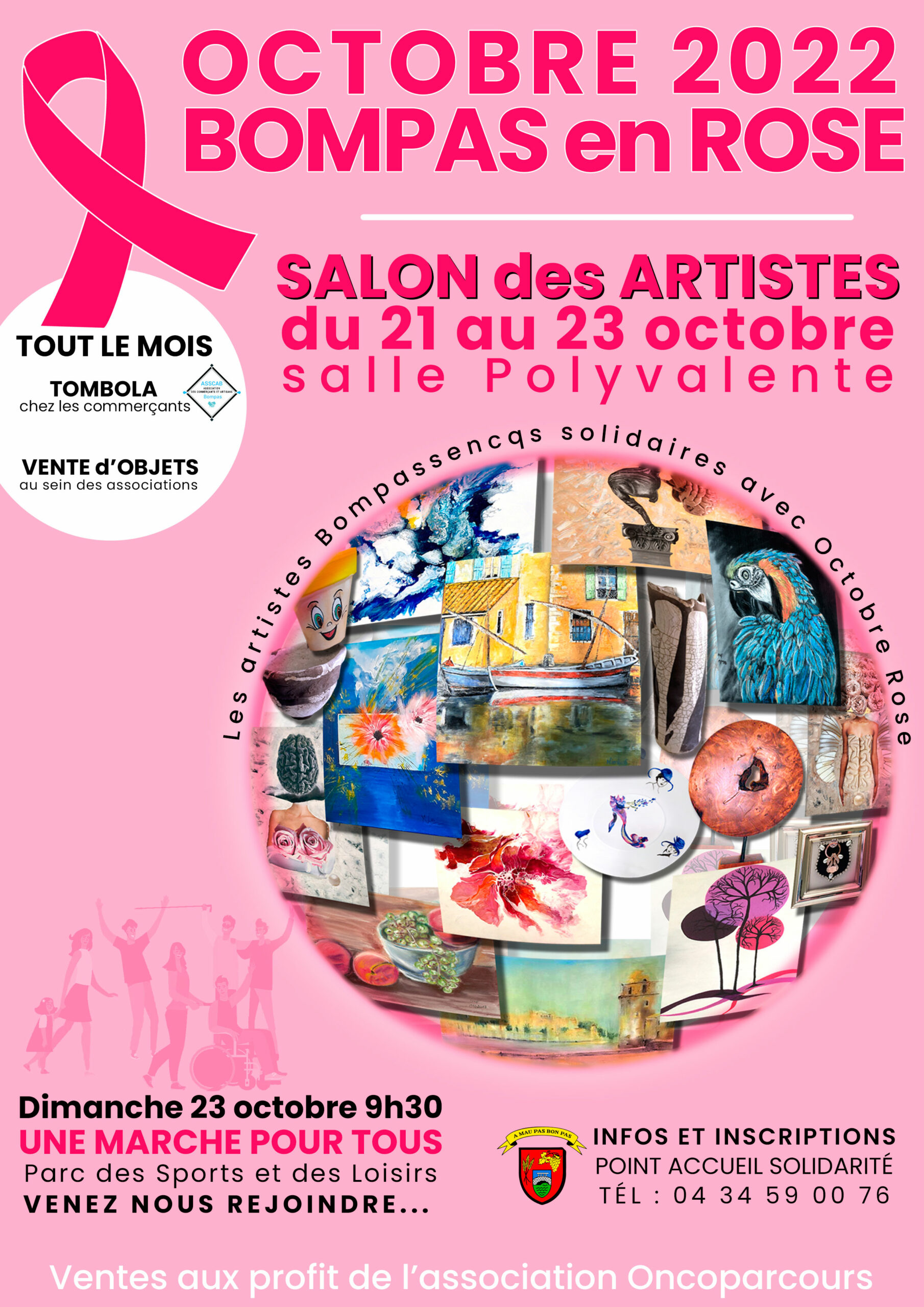 Octobre Bompas en rose - Mairie de Bompas