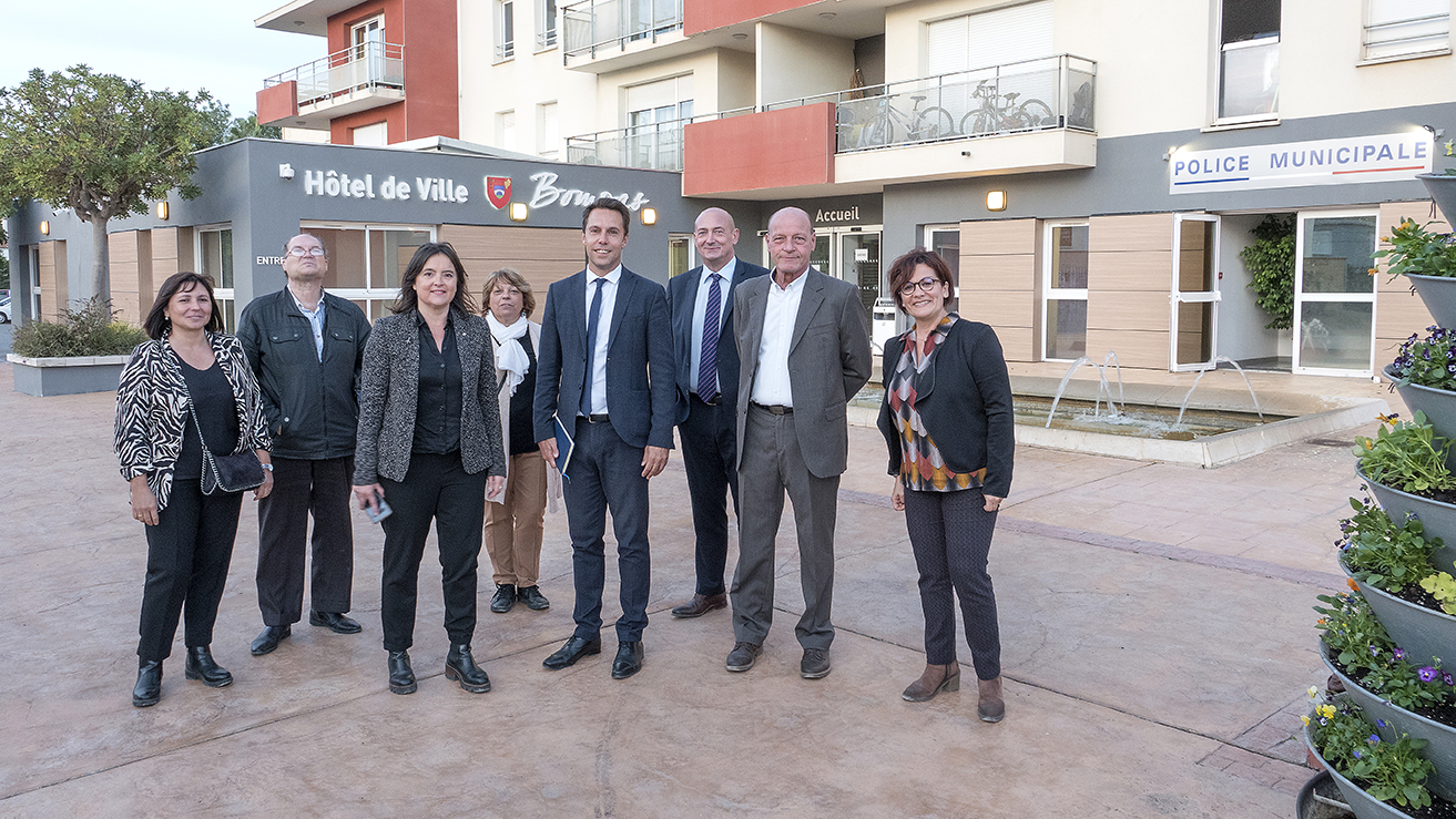 Visite du Préfet des Pyrénées Orientales - Mairie de Bompas