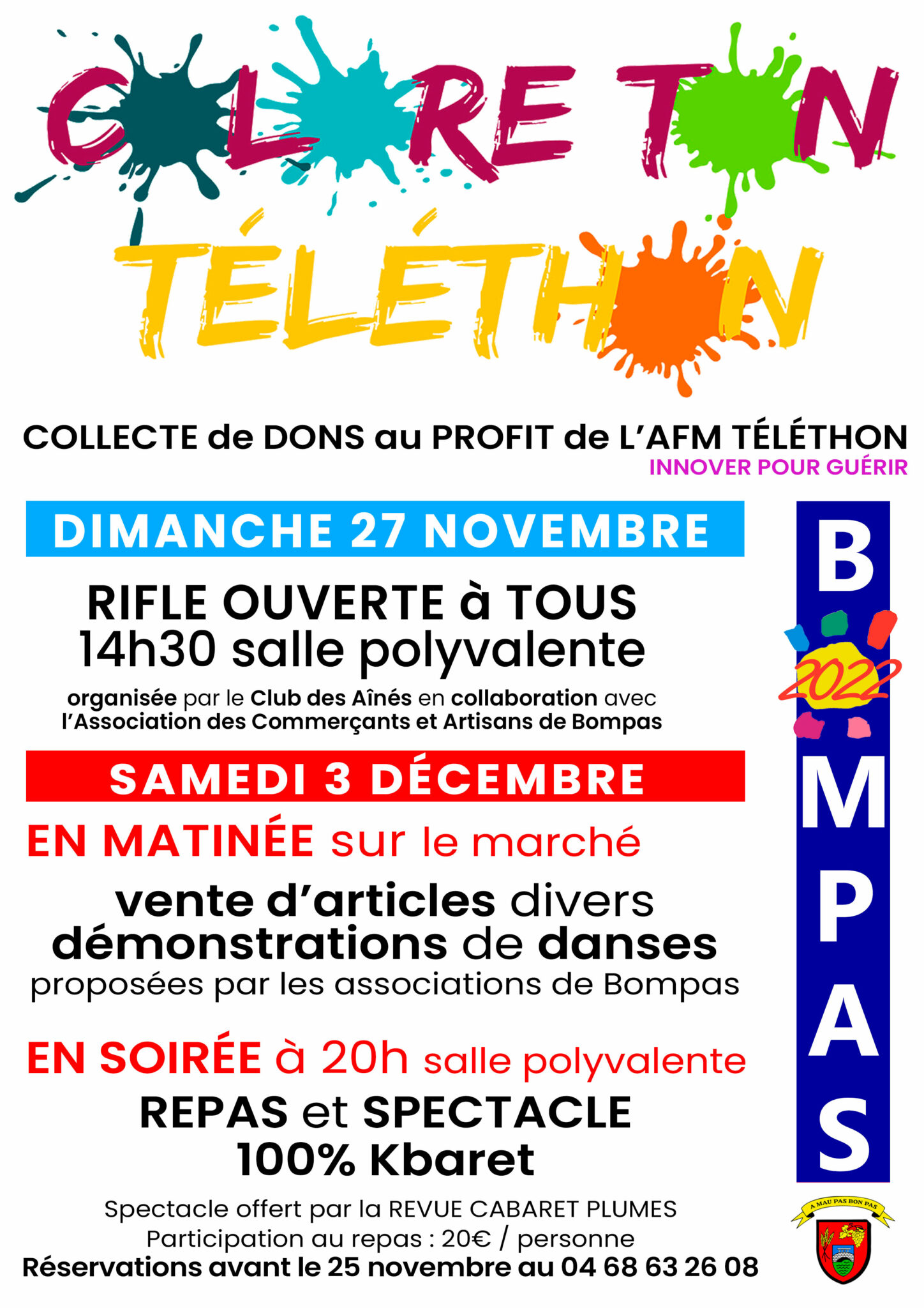 Téléthon 2022 se prépare - Mairie de Bompas