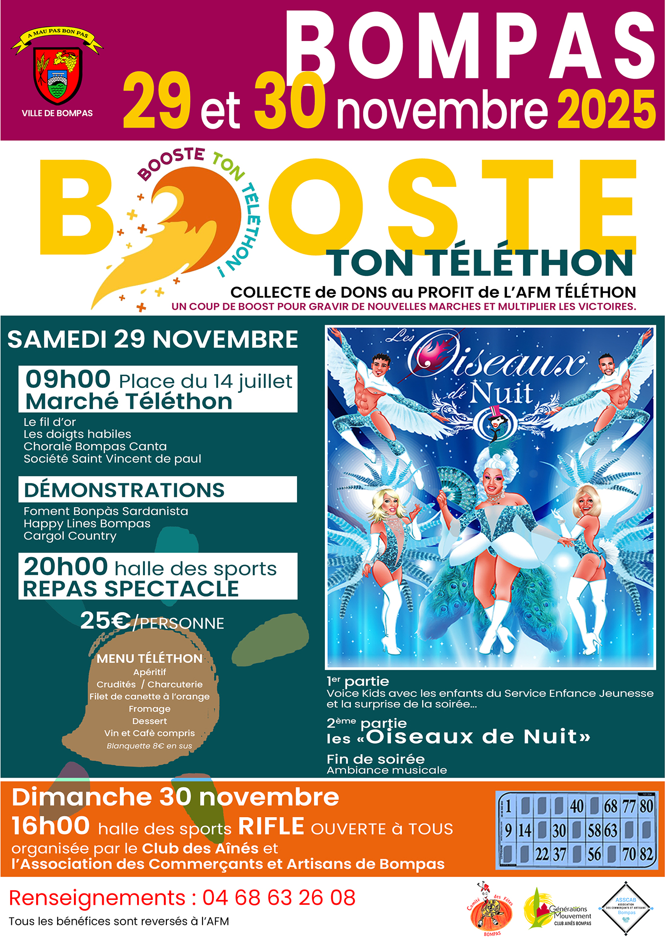 Téléthon 2025 - Mairie de Bompas